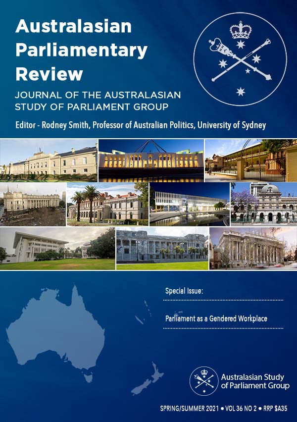 Australasian Parliamentary Review – ASPG